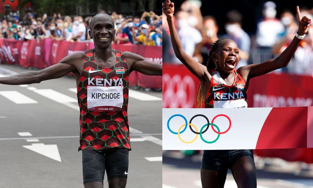 Potencias del maratón keniano se preparan para los Juegos Olímpicos de ...